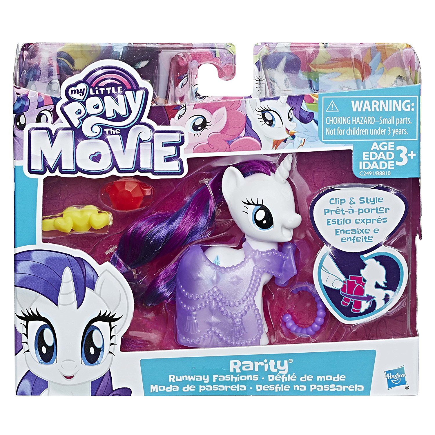 New My Little Pony The Movie Rarity Runway Fashions Set available on ...