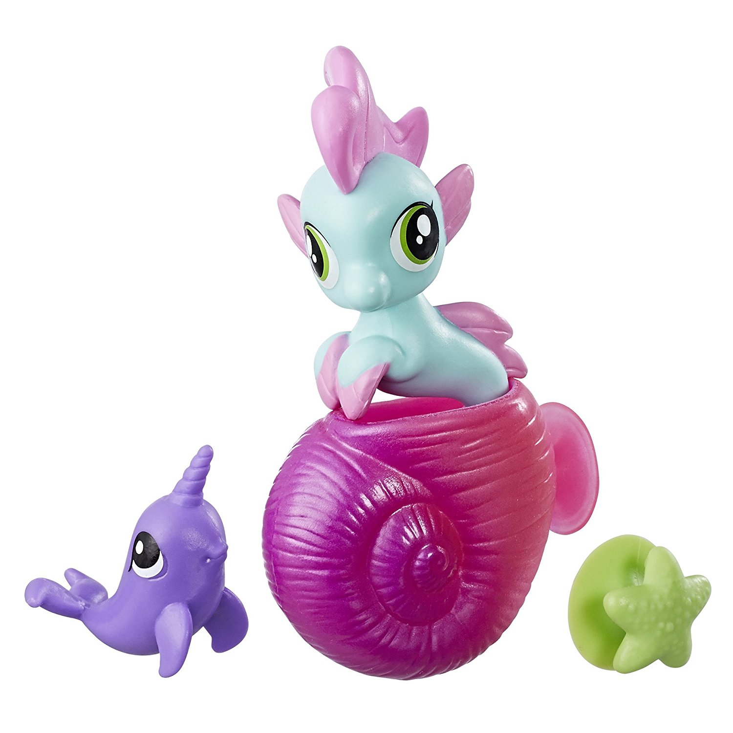 New "My Little Pony: The Movie" Baby Sea Pony Sea Foam Figure Set ...