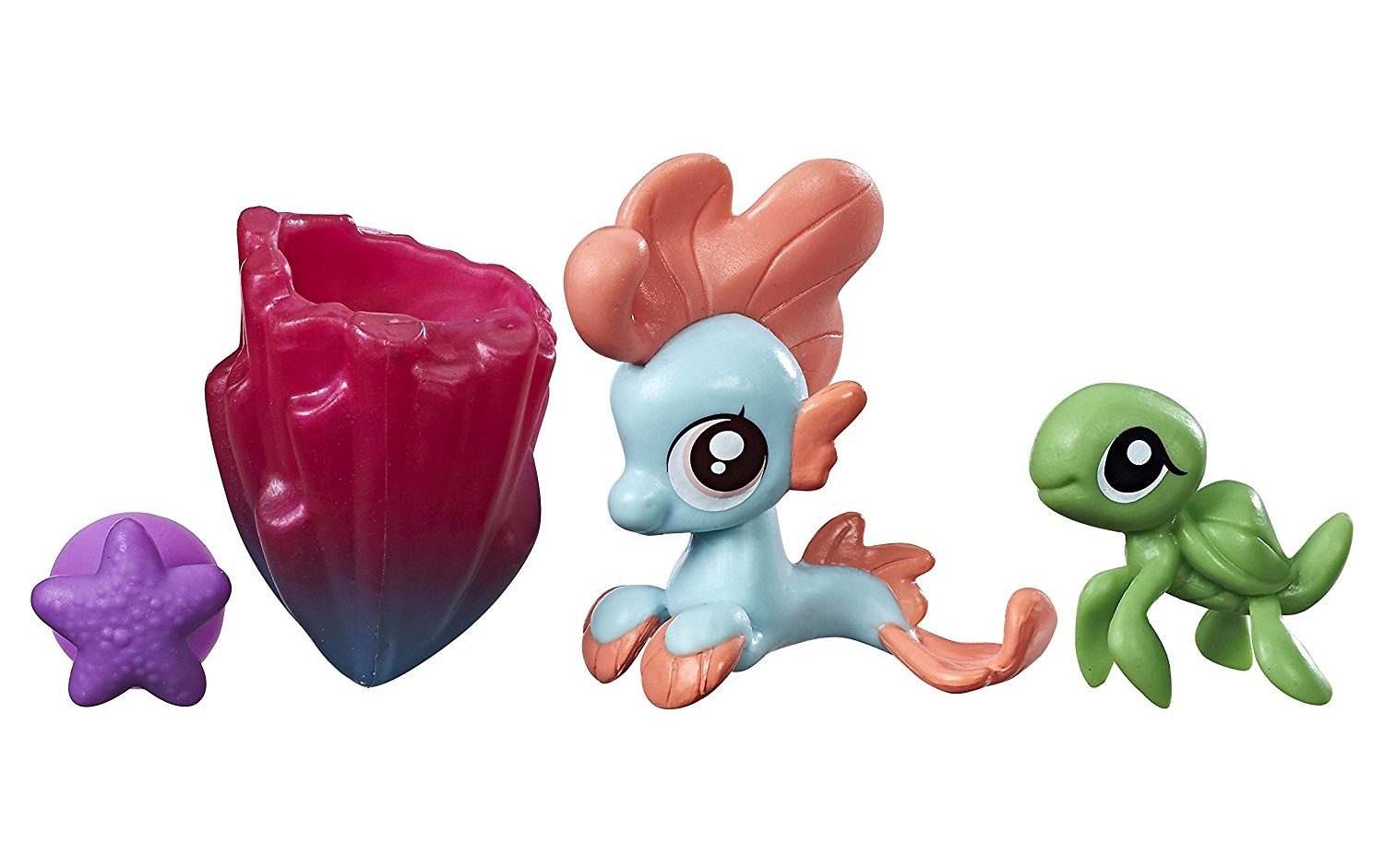 New "My Little Pony: The Movie" Baby Sea Pony Bubble Splash Figure Set ...