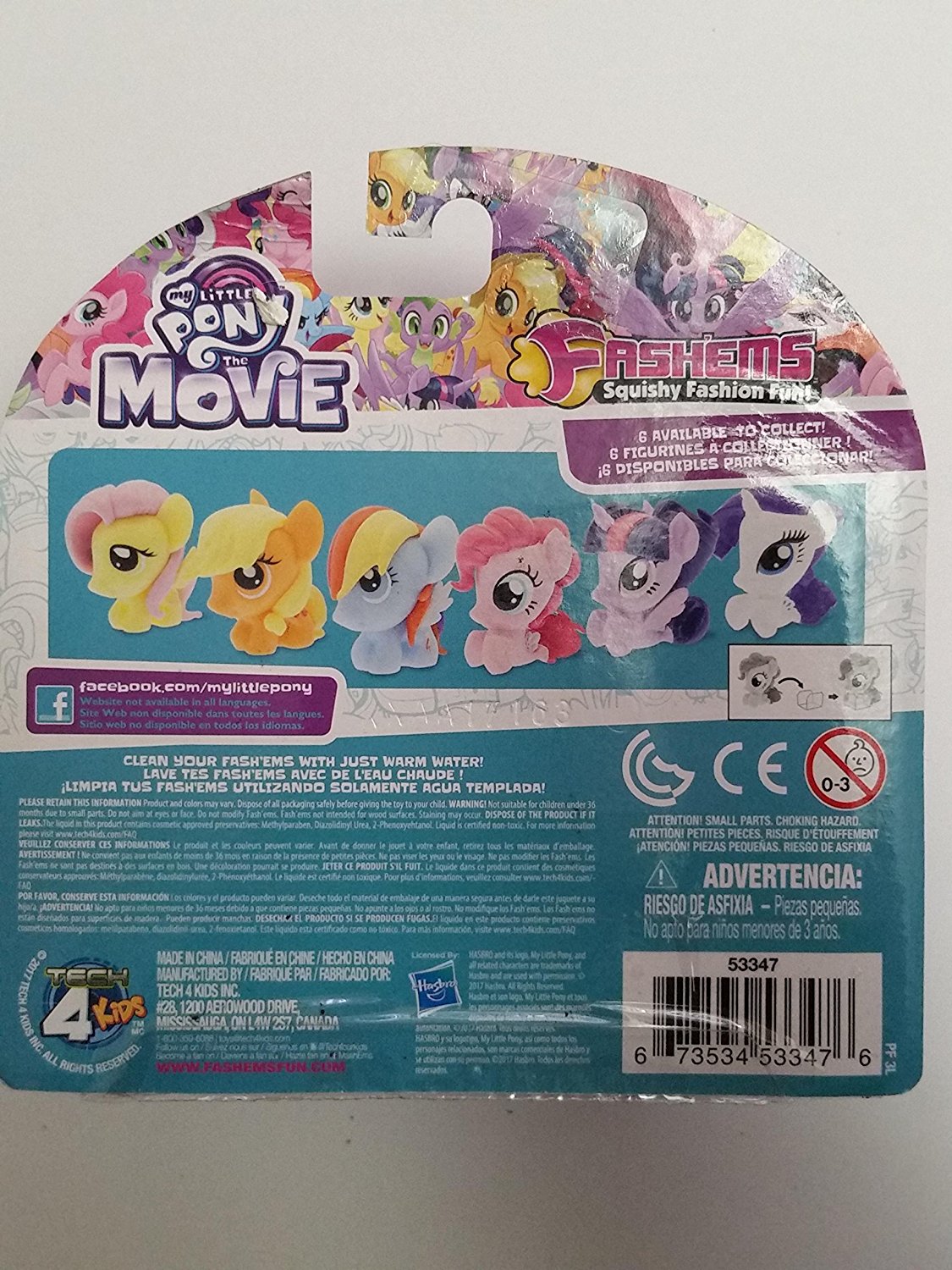 New "My Little Pony: The Movie" Applejack Sea Pony Fash’em Toy ...