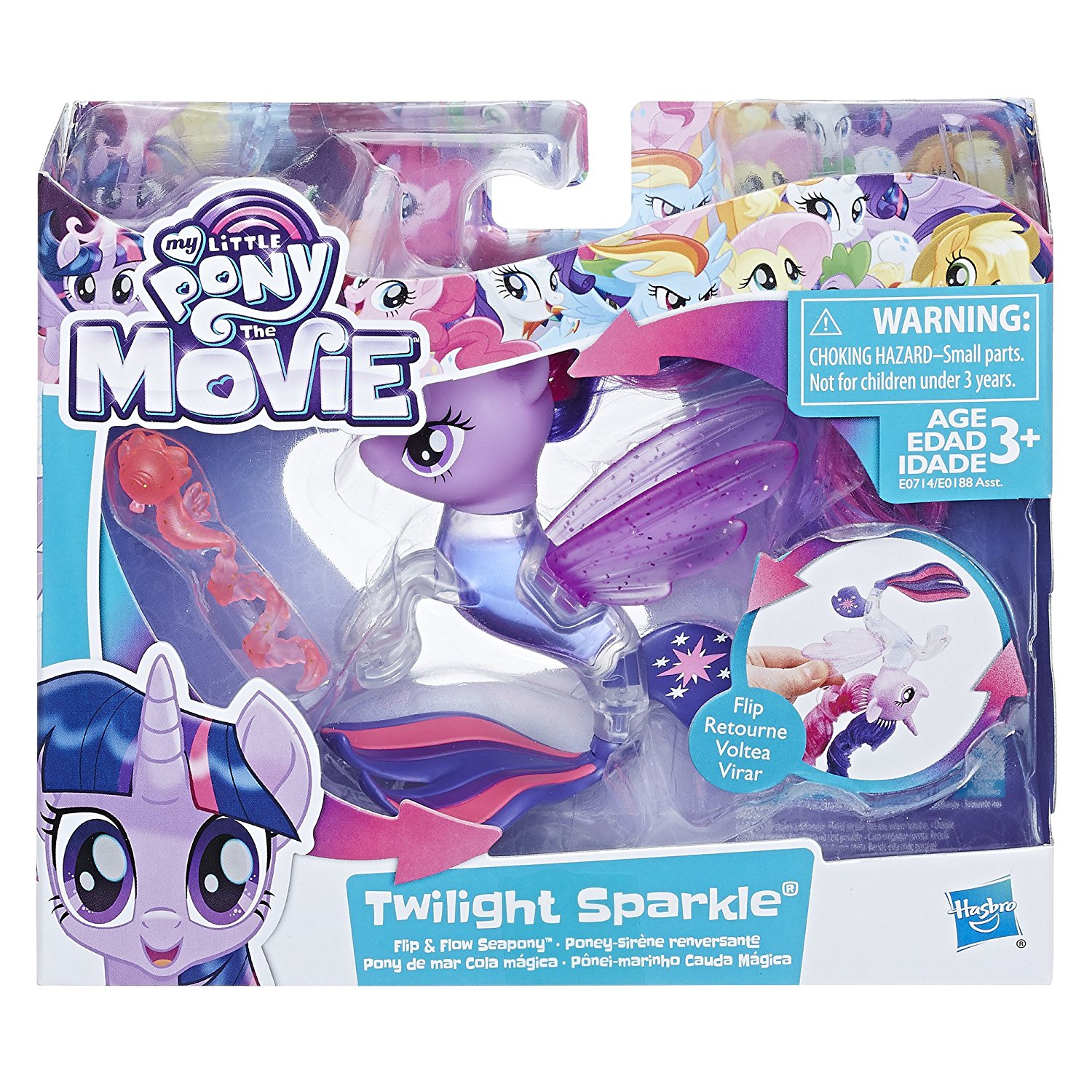 New "My Little Pony: The Movie" Twilight Sparkle Flip & Flow Sea Pony ...