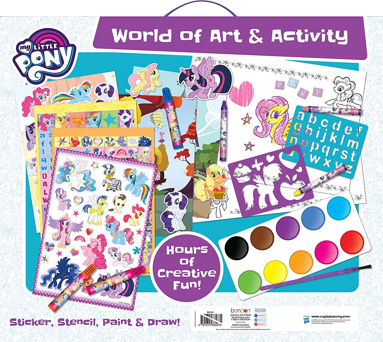 New "My Little Pony: The Movie" World of Art & Activity Collection Set ...