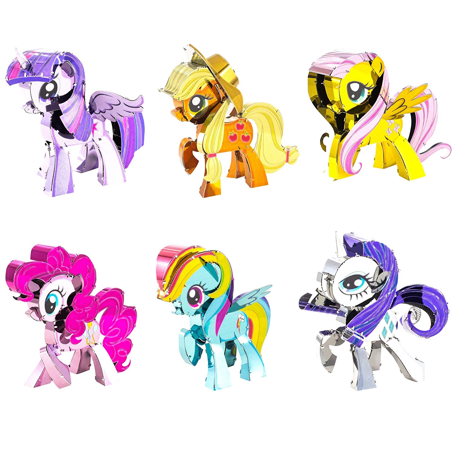 New "My Little Pony: The Movie" Metal Model Kits 6-Pack available on ...