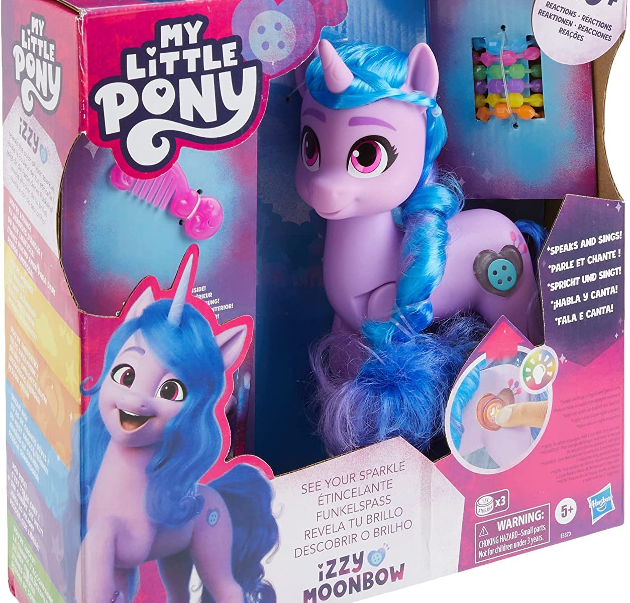 Schleich Unicorn My Little Pony Series 2 Izzy Moonbow Micro Figure My ...