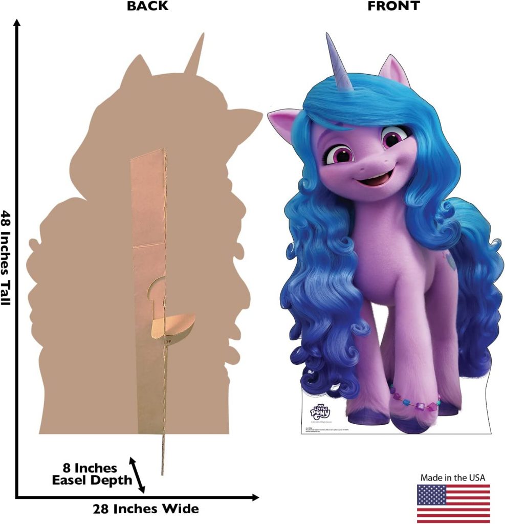 New My Little Pony: A New Generation Izzy Moonbow Life Size Cardboard ...